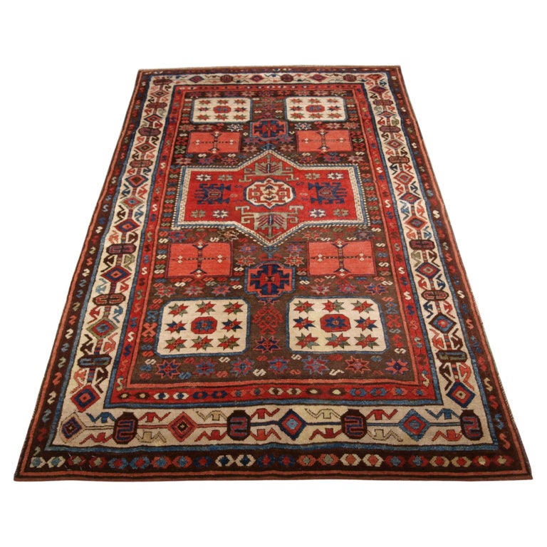 Ancien tapis turc antique d'antiquités au design rare - En vente sur ...