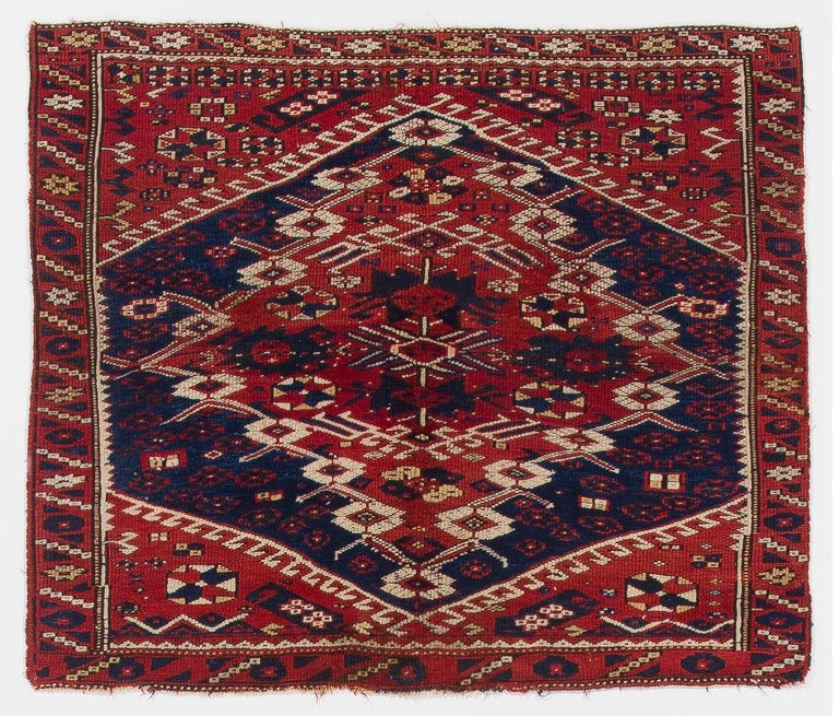 Antique Turkish Bergama Rug at 1stDibs