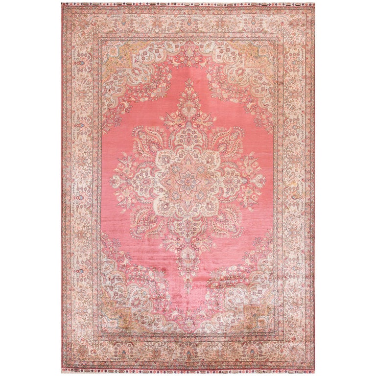Antique Turkish Kayseri, Silk Rug For Sale at 1stDibs