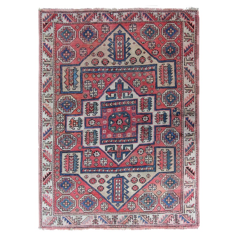 Tapis turc ancien Tapis antique Bergama Tapis Kazak ancien ...