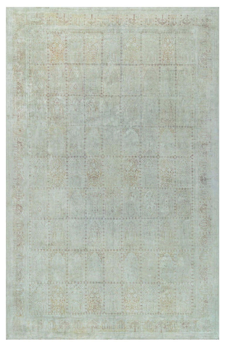 Antique Turkish Silk Rug For Sale at 1stDibs