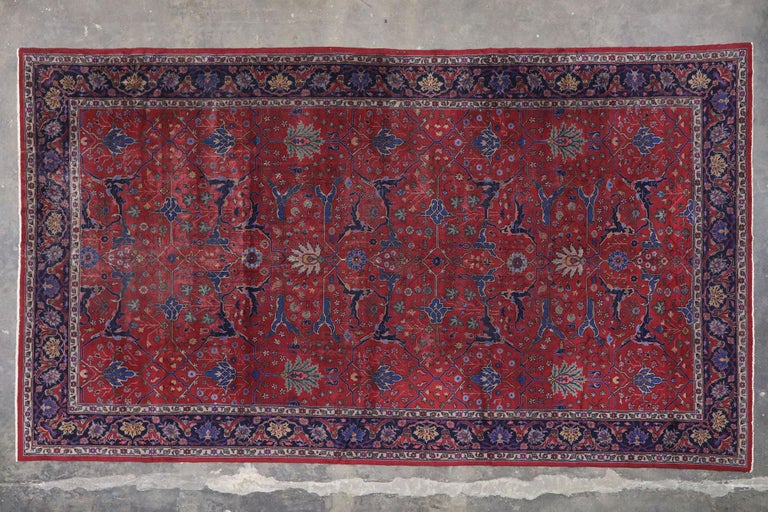 Antique Turkish Sparta Palace Size Rug with Luxe Victorian Baroque ...