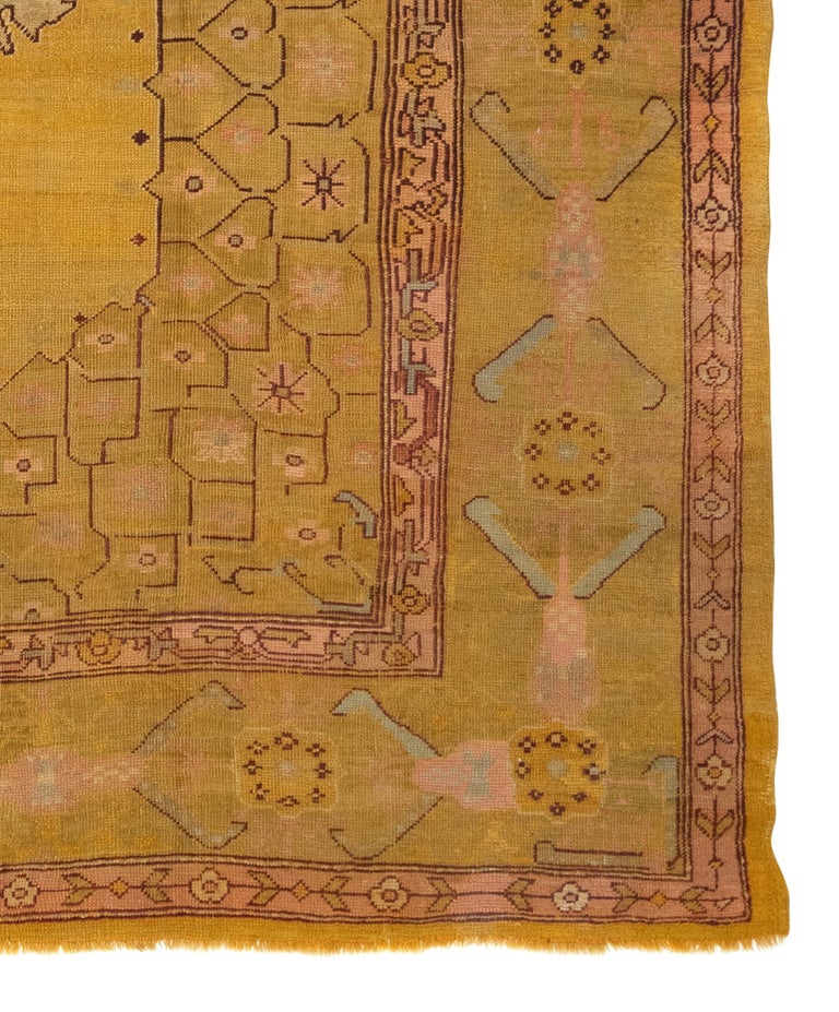Antique Turkish Ushak Rug, circa 1880s For Sale at 1stDibs