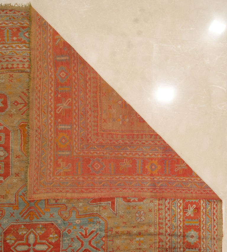 Antique Turkish Ushak Rug For Sale at 1stDibs