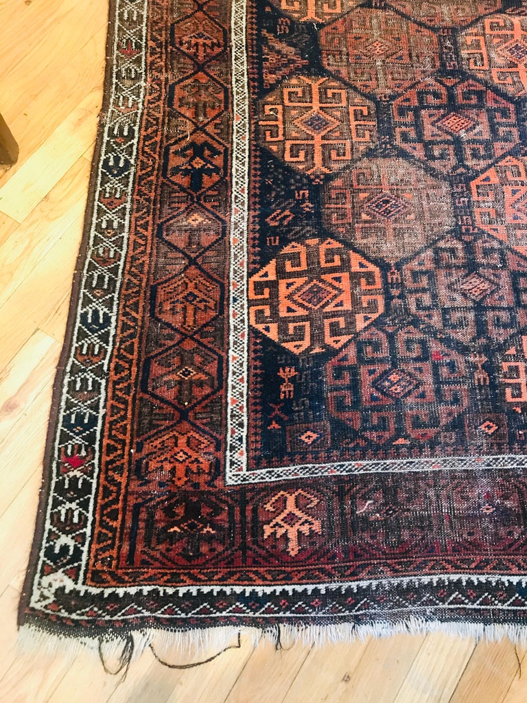Antique Turkmen Rug For Sale at 1stdibs