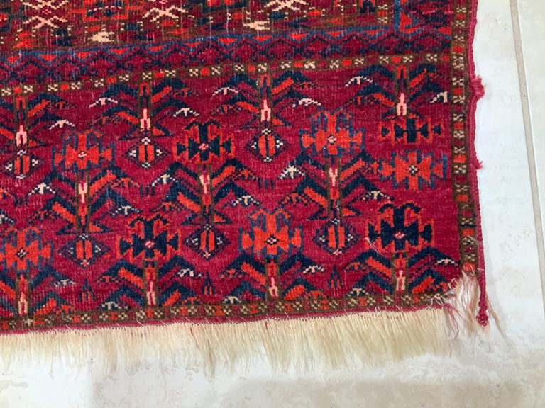 Antique Turkoman Rug at 1stDibs