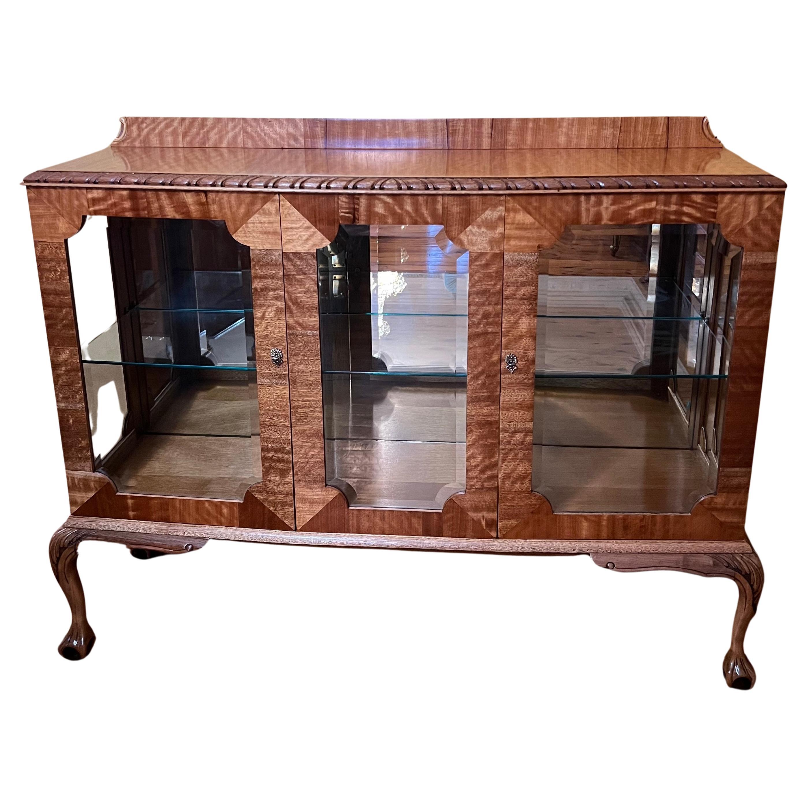 Antique Country Store Oak Two Door Display Cabinet Showcase Circa 1900 ...