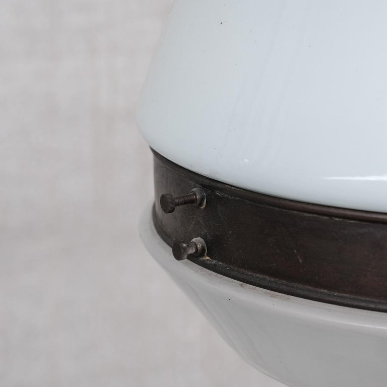 Antique Two Tone French Pendant Light For Sale at 1stDibs | two tone ...