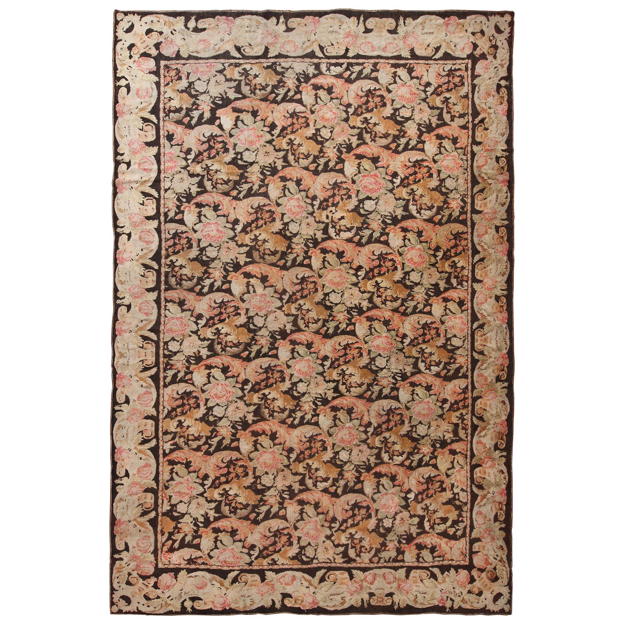 Antique Ukrainian Pile Rug. Size: 10 ft 6 in x 15 ft 10 in at 1stDibs