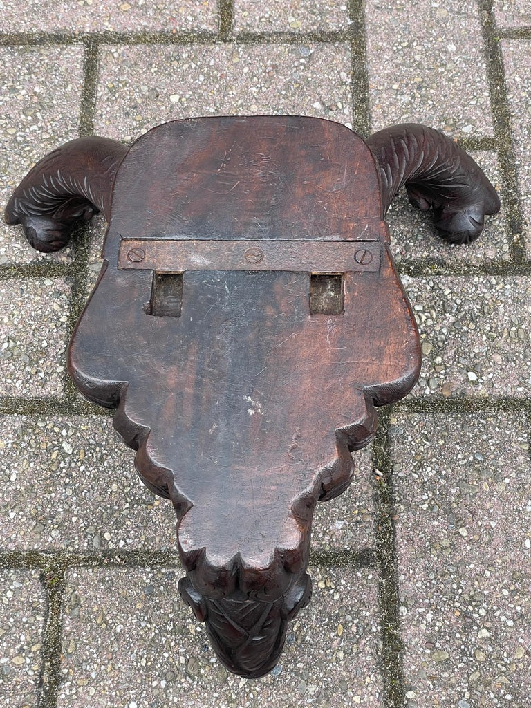 Antique and Unique, Masterly Carved, Early to Mid Victorian Satyr Mask ...