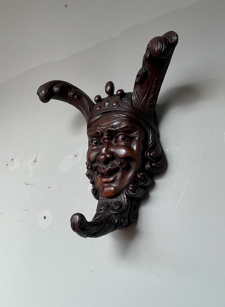 Antique and Unique, Masterly Carved, Early to Mid Victorian Satyr Mask ...