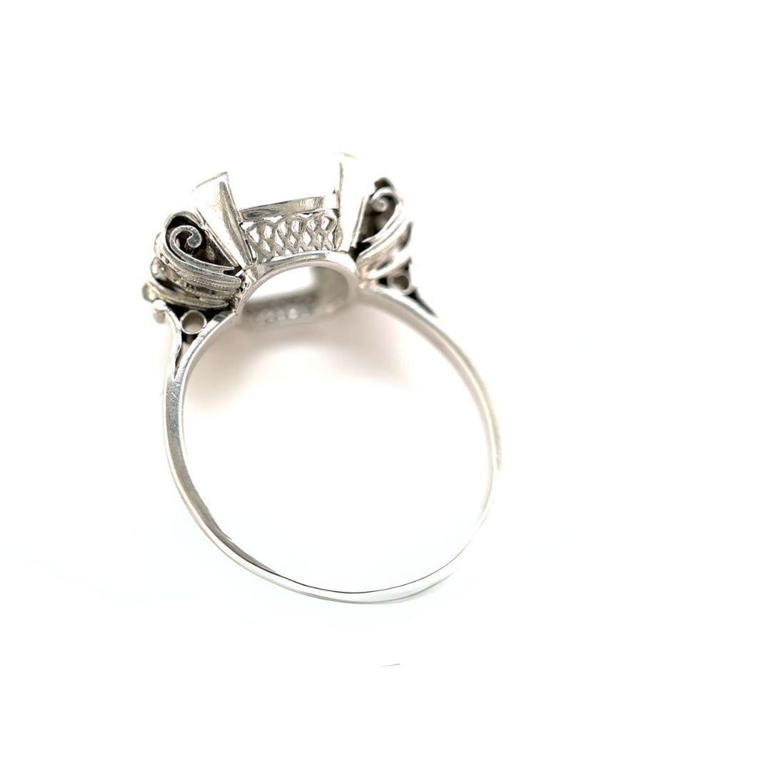 Antique Unset Diamond Ring - Single and Rose Cut Diamonds on the ...