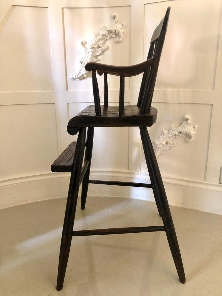 Antique Unusual Victorian Antique Baby's High Chair For Sale at 1stDibs