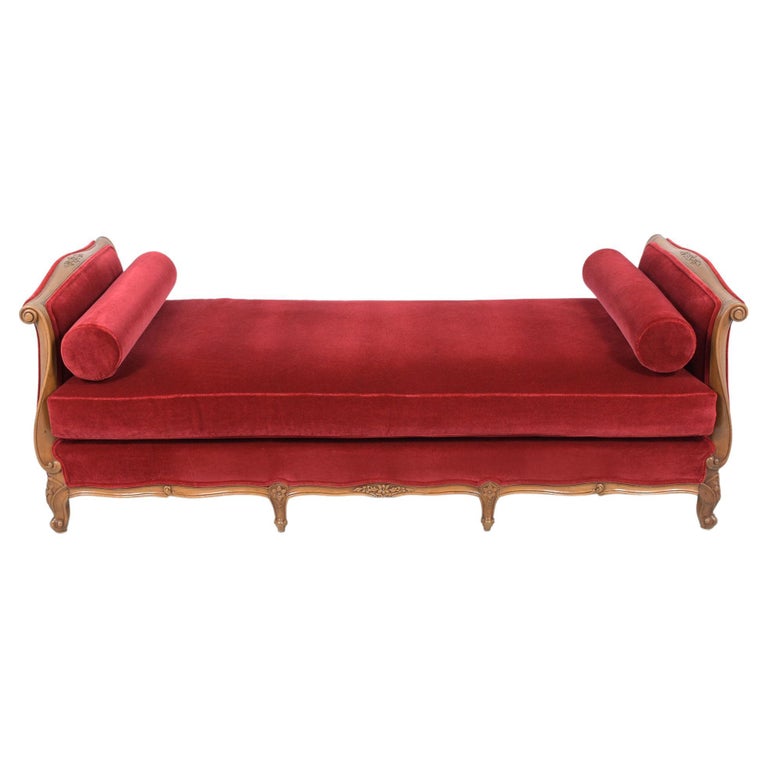 Antique Upholstered Daybed at 1stDibs