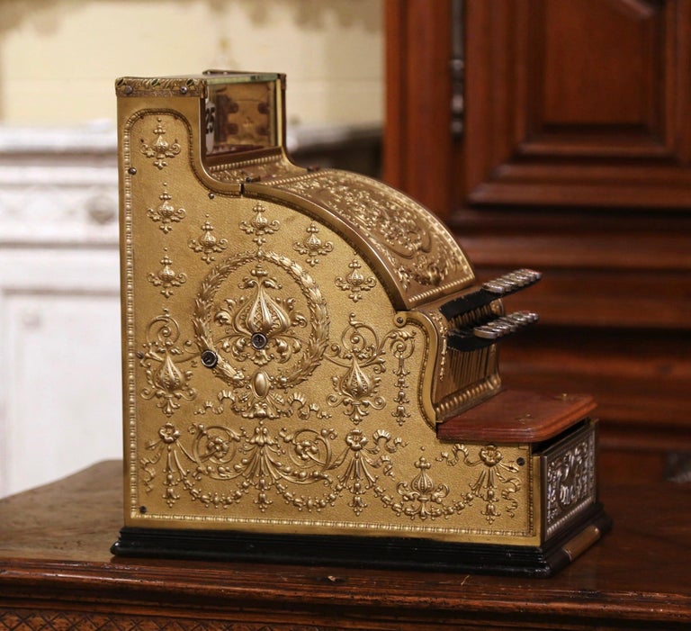 Antique US Nickel and Bronze National Cash Register 1344387 circa 1915 ...