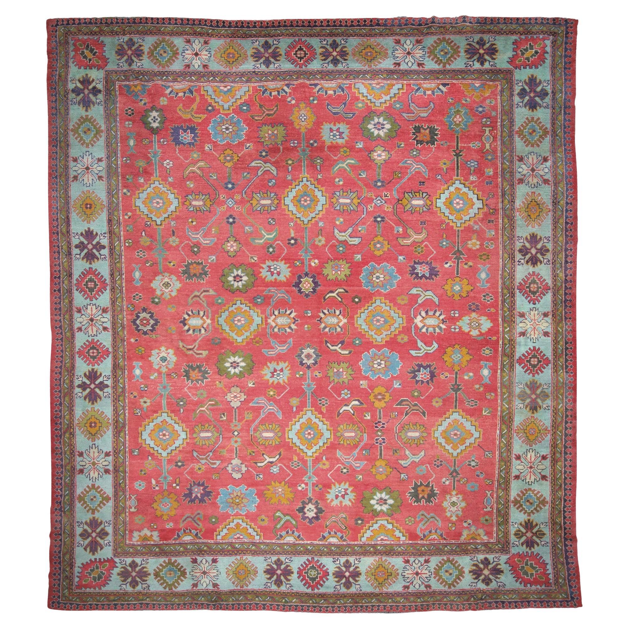 Antique Ushak Carpet - Late of 19th Century Ushak Carpet For Sale at ...