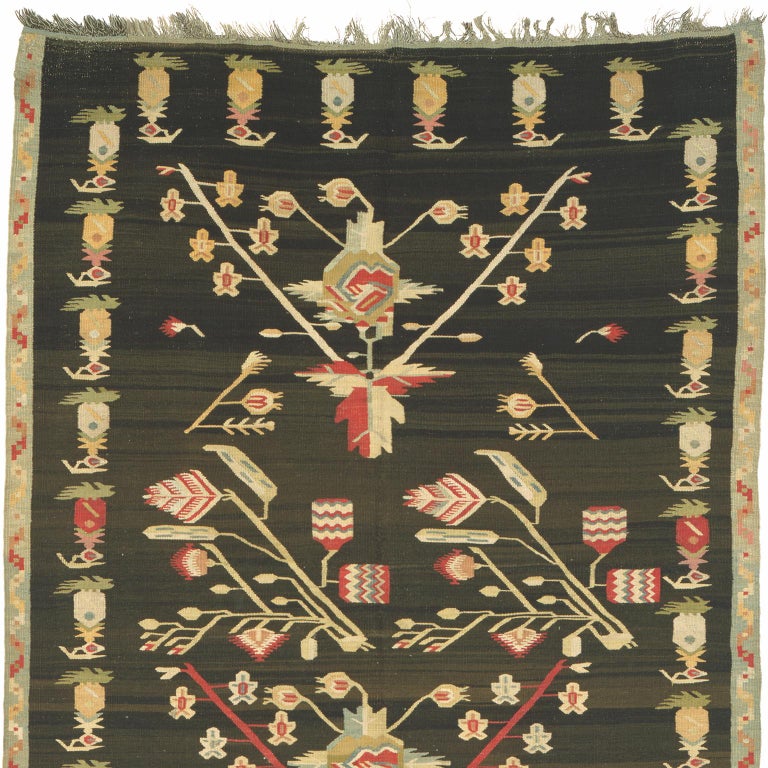 Antique USSR Bessarabian Rug/Runner For Sale at 1stDibs