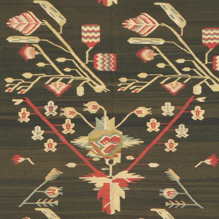 Antique USSR Bessarabian Rug/Runner For Sale at 1stDibs