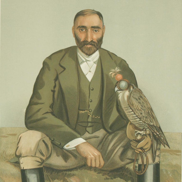 Antique Vanity Fair Falconry Print 'The New Forest' at 1stDibs