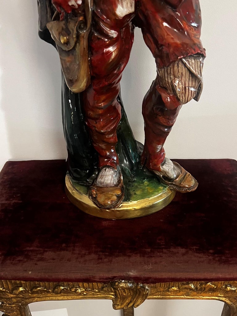 Antique Venetian Commedia Dell 'Arte Sculpture "Pantalone" 'Pantaloon ...
