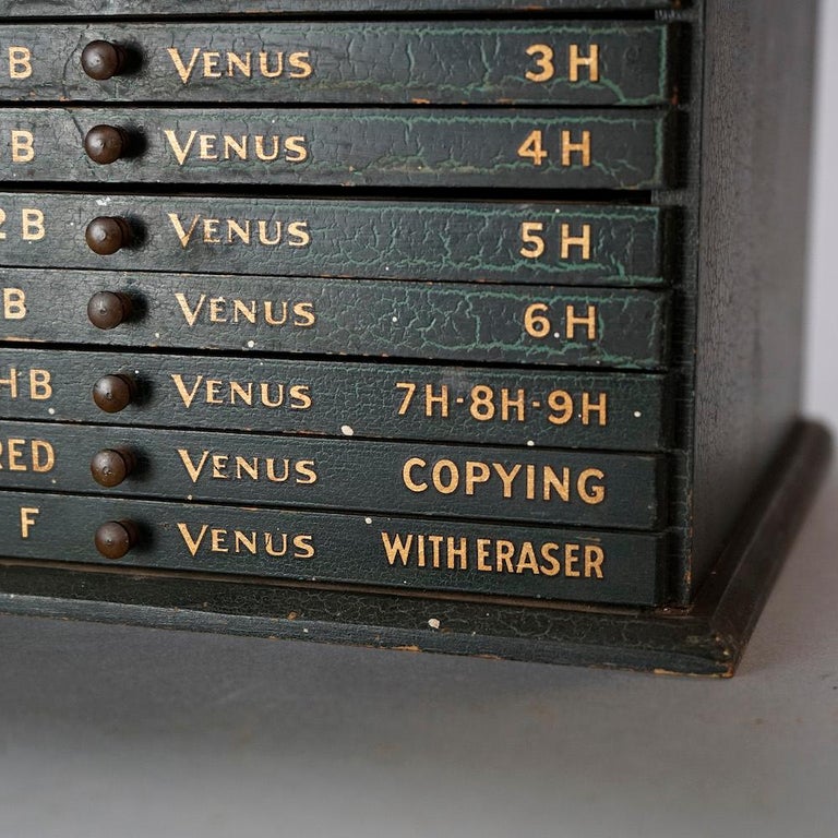 Antique Venus Advertising Pencil Box Circa 1920 at 1stDibs