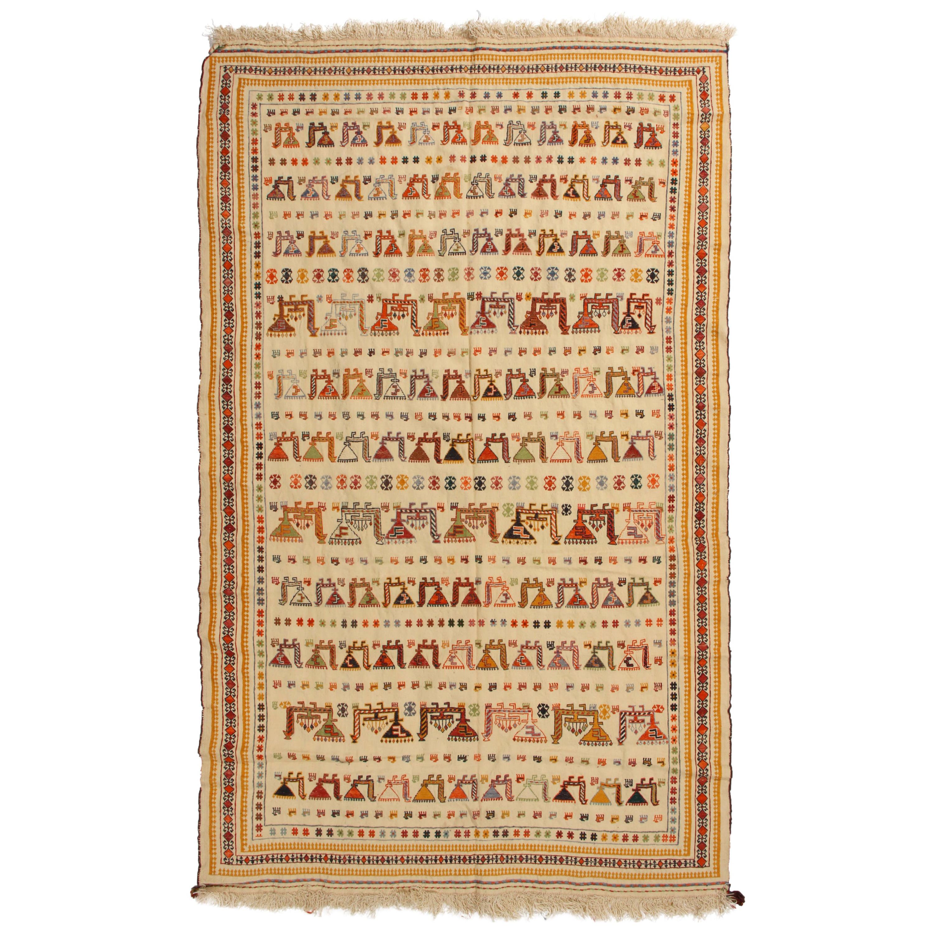 Antique Persian Animal Motif Rugs - 4 For Sale on 1stDibs | persian ...