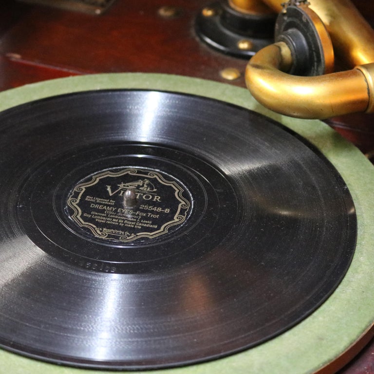 Antique Victor Victrola XVI Mahogany Floor Model Phonograph, Circa 1920 ...