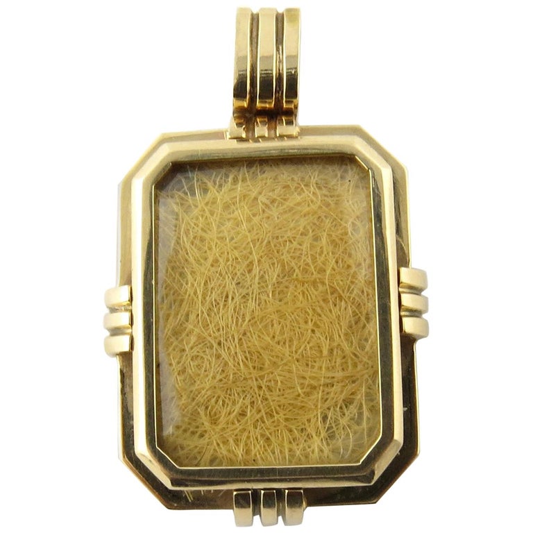 Antique Victorian 14 Karat Yellow Gold Mourning Hair Locket at 1stDibs ...