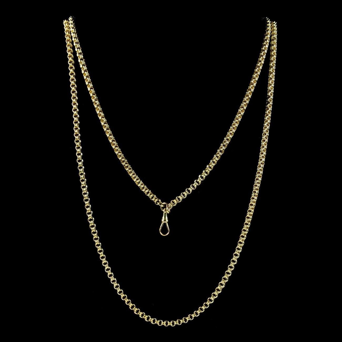 Antique Victorian 15ct Gold Guard Chain For Sale at 1stDibs | 15ct gold ...