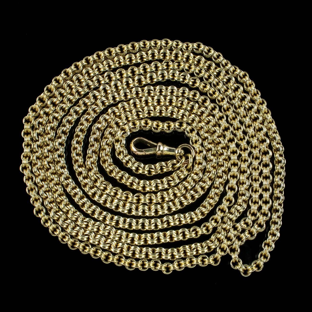Antique Victorian 15ct Gold Guard Chain For Sale at 1stDibs | 15ct gold ...