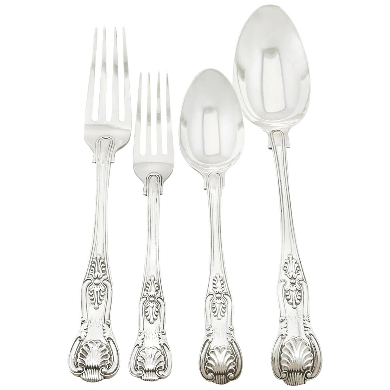 Colonial Shell by International Sterling Silver Flatware Set Service ...
