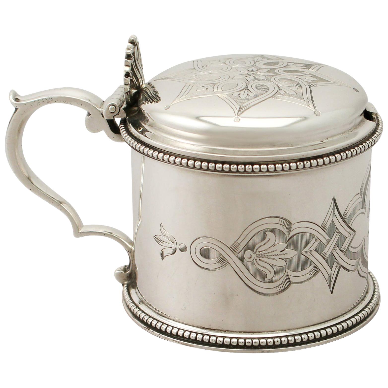 Sterling Silver Victorian Mustard Pot, London, 1843 Barnard Family For ...