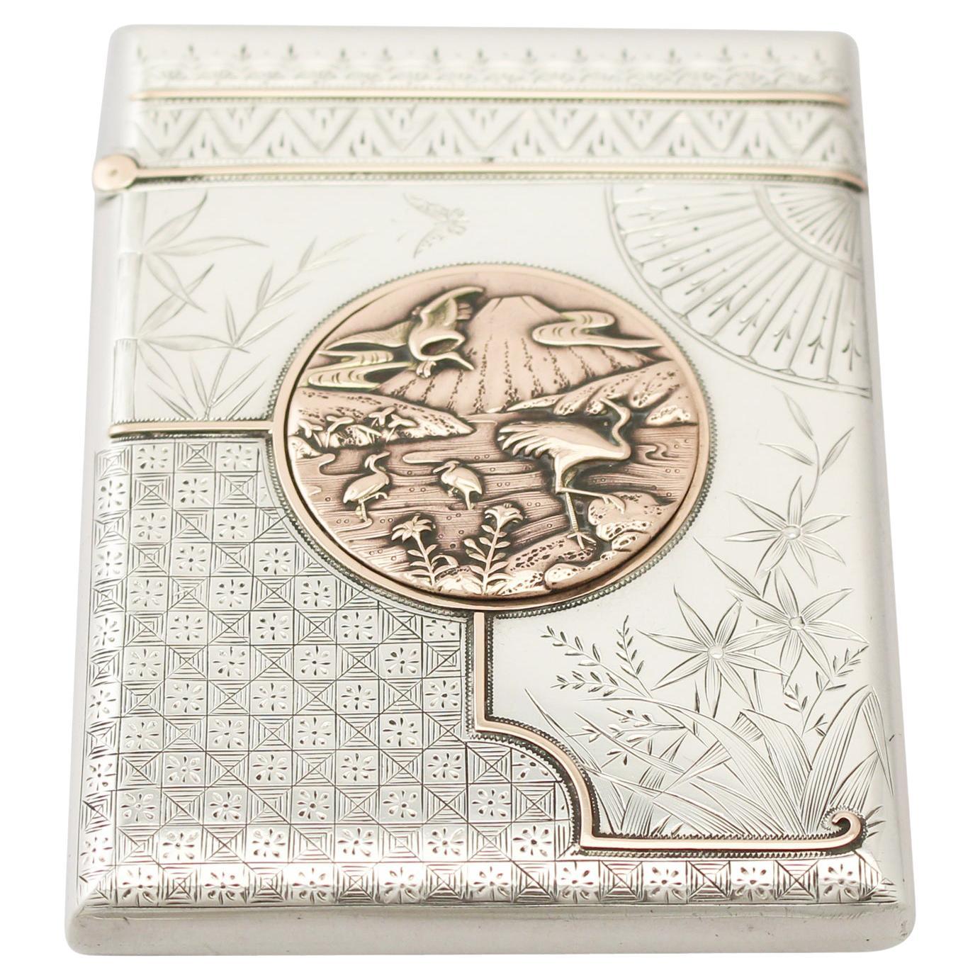 Antique card case at 1stDibs