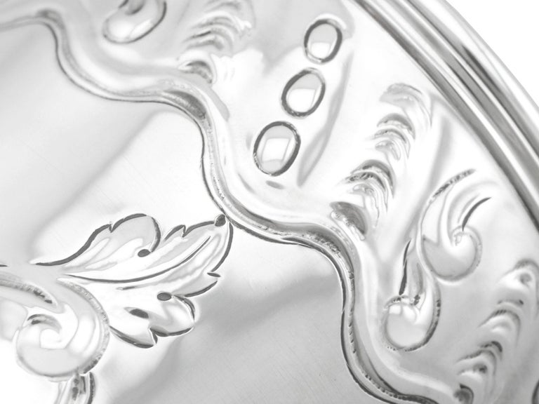 Antique Victorian 1887 Sterling Silver Vase by Frederick Elkington and ...