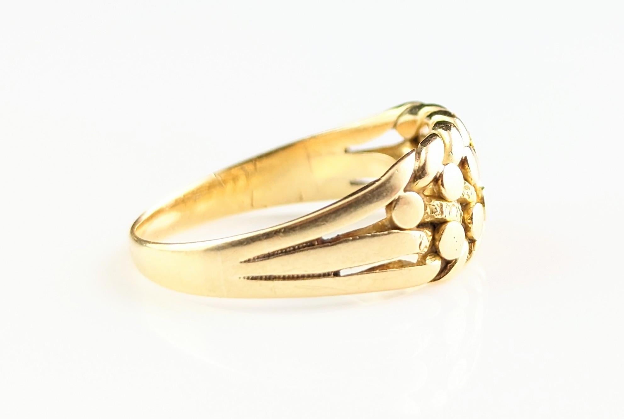 Antique Victorian 18 Karat Gold Keeper Ring at 1stDibs | second hand ...