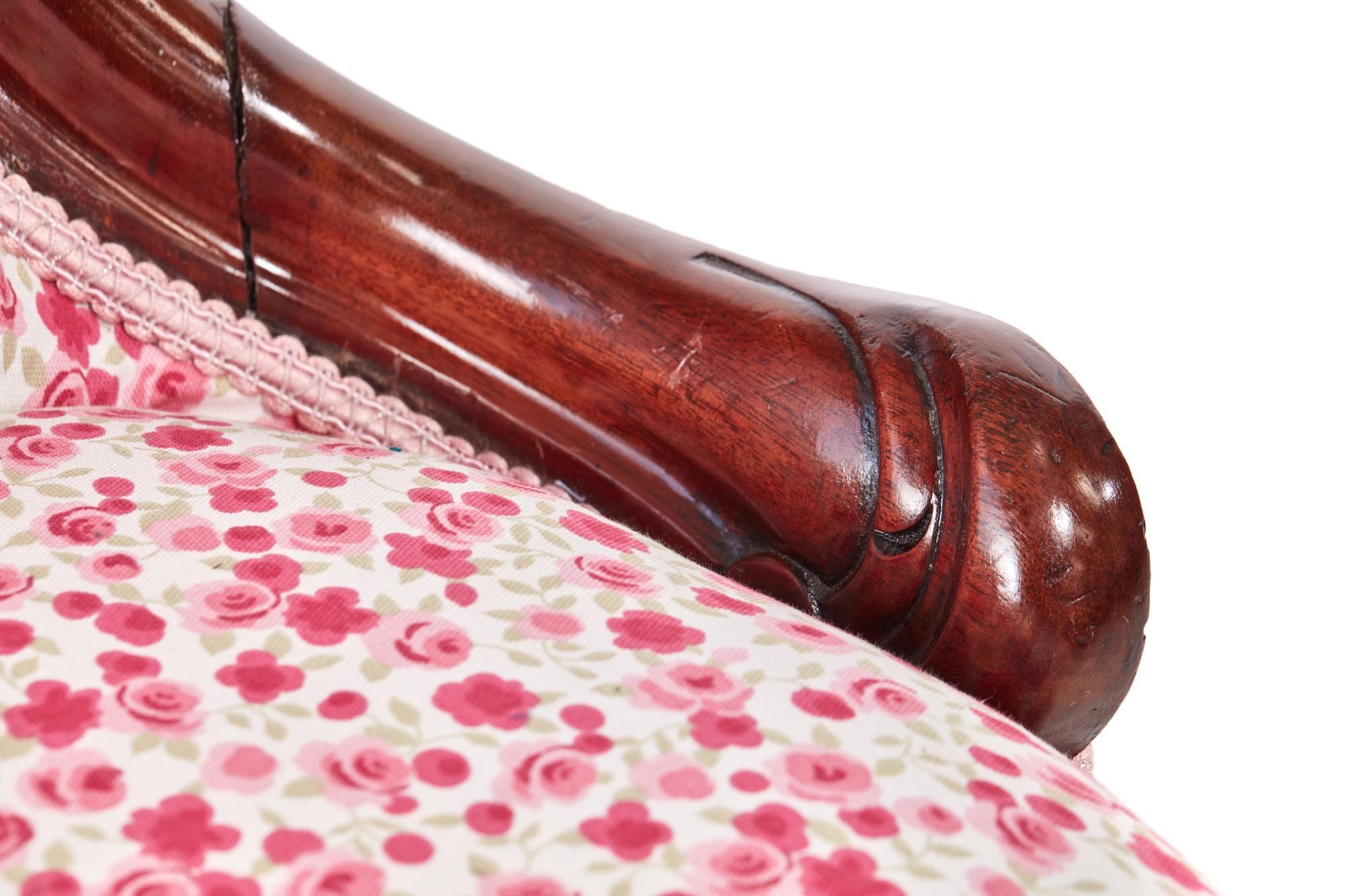 Antique Victorian 19th Century Mahogany Ladies Chair at 1stDibs ...