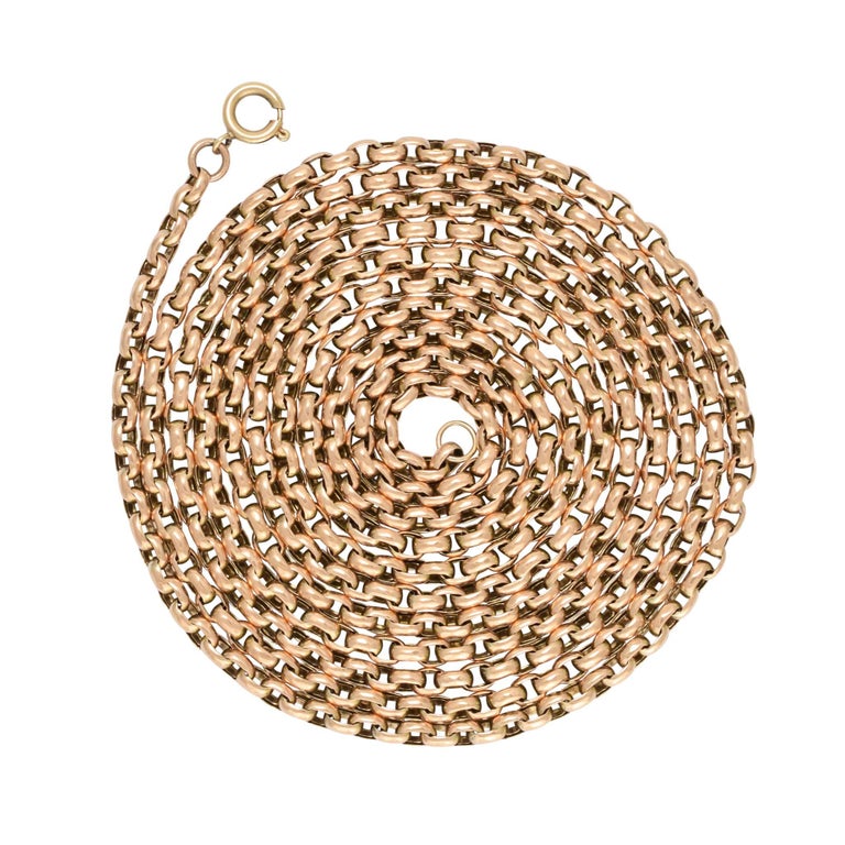 Antique Victorian Gold Guard Chain Necklace at 1stDibs