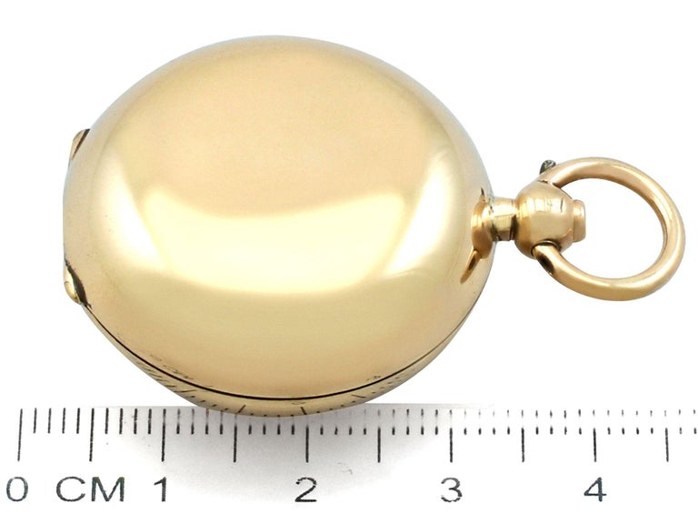 Antique Victorian 9k Yellow Gold Sovereign Case by Alfred Wigley For ...