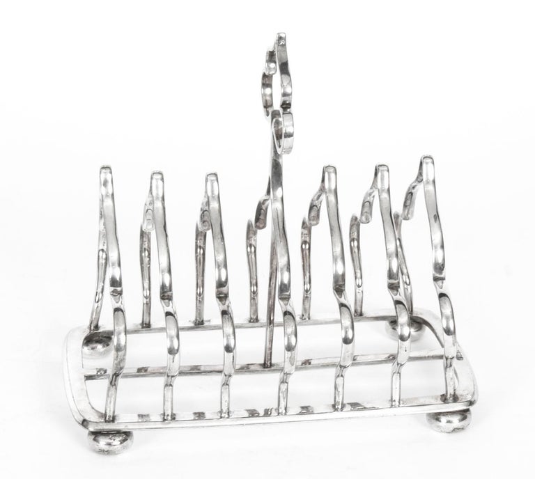 Antique Victorian Ace Spades Toast Rack by Elkington, 19th Century at ...