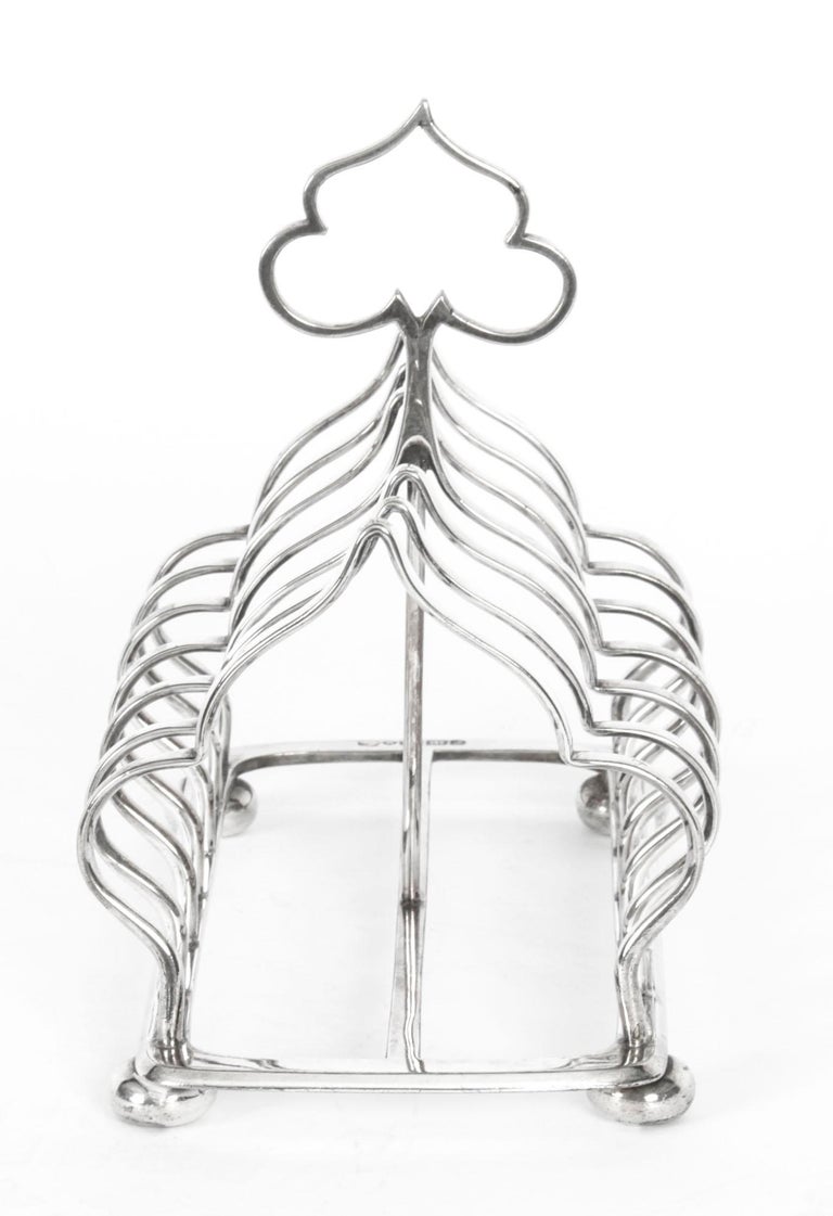 Antique Victorian Ace Spades Toast Rack by Elkington, 19th Century at ...