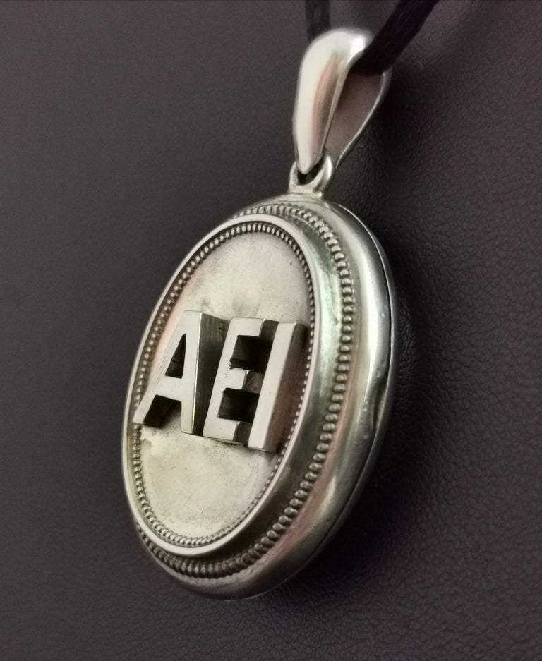 Antique Victorian AEI Locket Pendant, Amity, Eternity, Infinity For ...