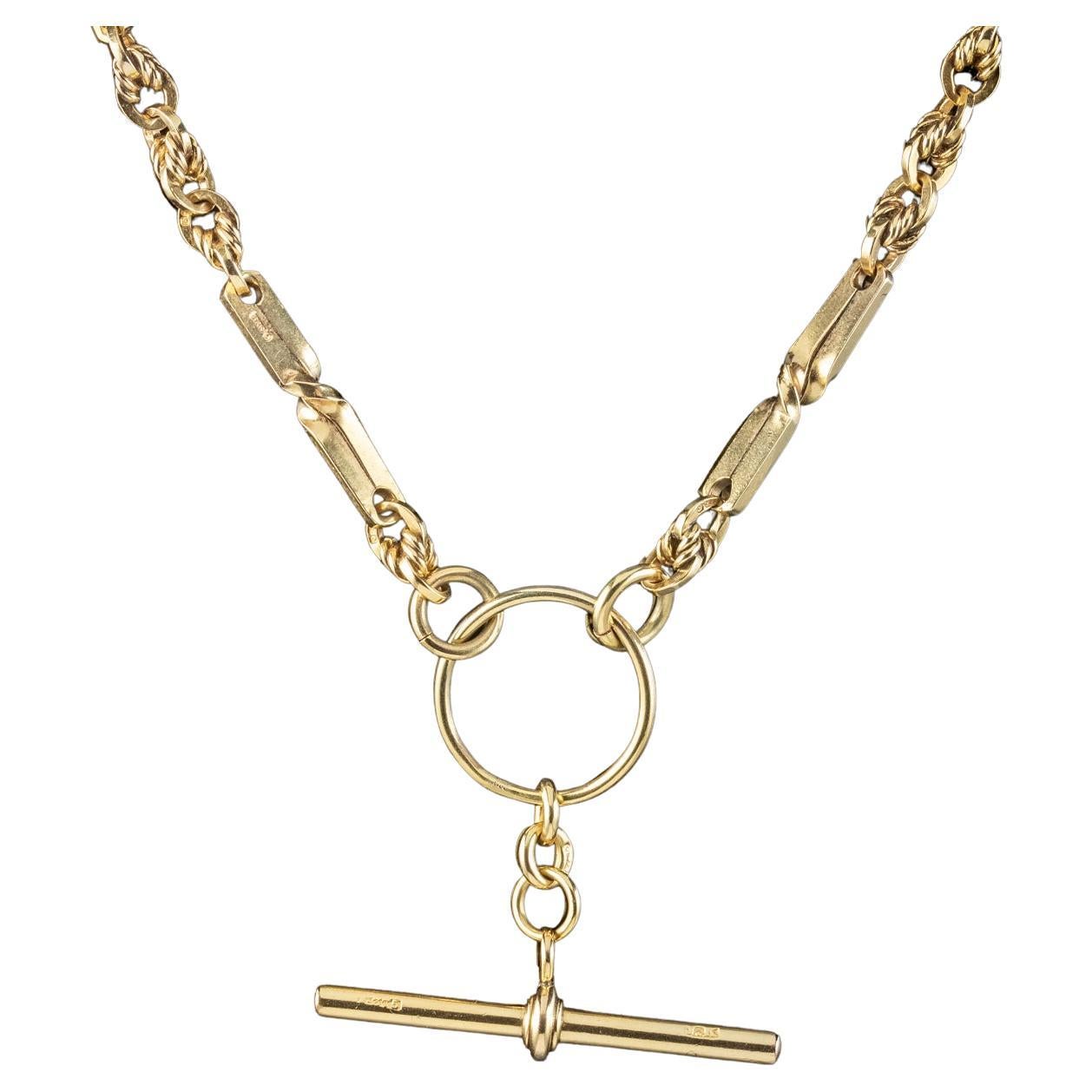 Antique Victorian 9ct Gold Albert Chain For Sale at 1stDibs | antique ...