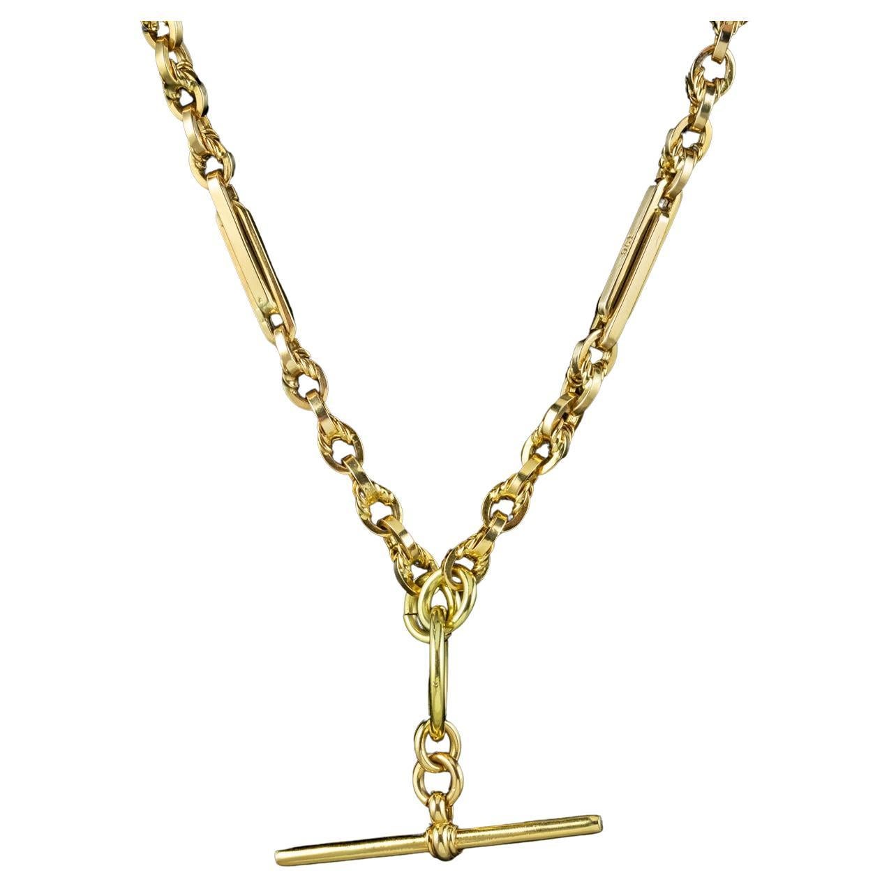 Antique Gold Fancy Double Prince Albert Chain at 1stDibs | albert chain ...
