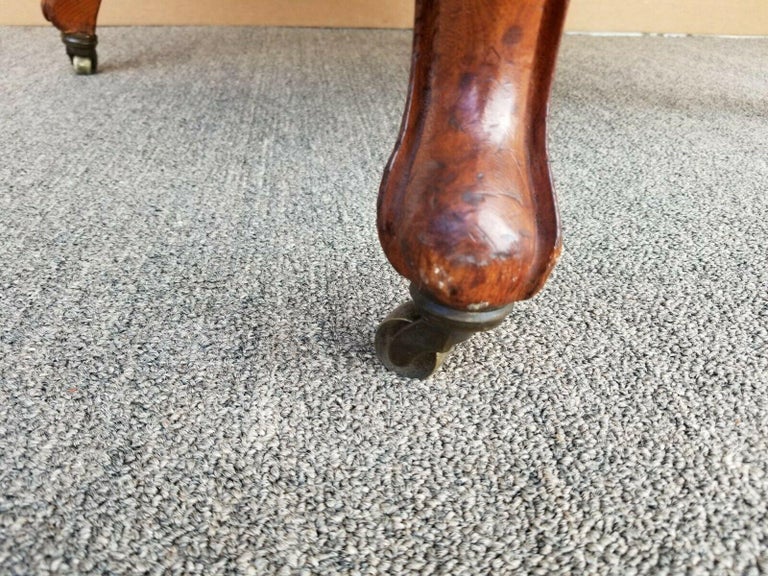 Antique Victorian Balloon Back Parlor Armchair For Sale at 1stDibs