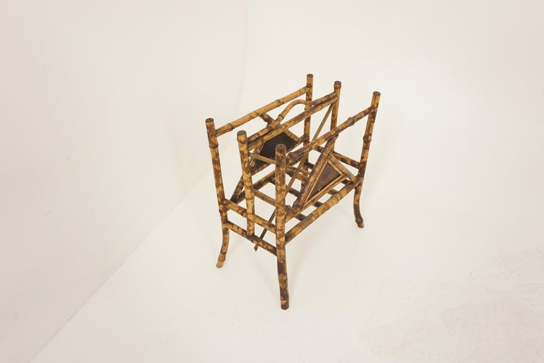 Antique Victorian Bamboo Magazine Stand, Paper Rack, Scotland 1880 ...