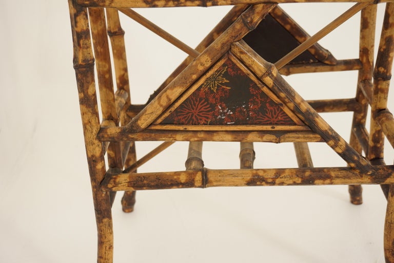 Antique Victorian Bamboo Magazine Stand, Paper Rack, Scotland 1880 ...