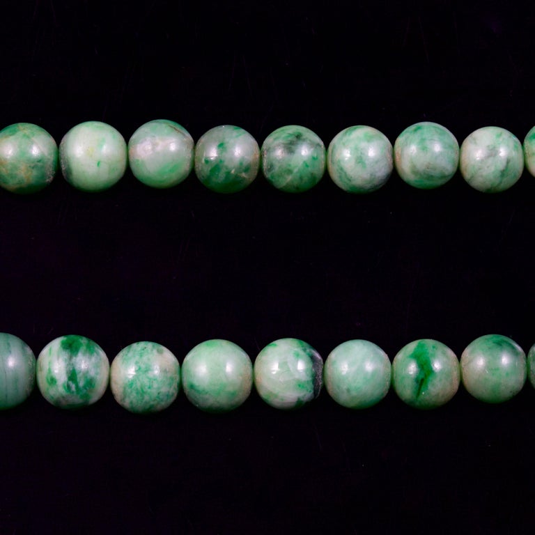 Antique Victorian Beaded Jade Necklace, circa 1900 at 1stDibs ...