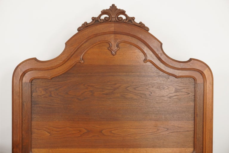 Antique Victorian Bed, Walnut Double Bed and Rails, East Lake, American ...