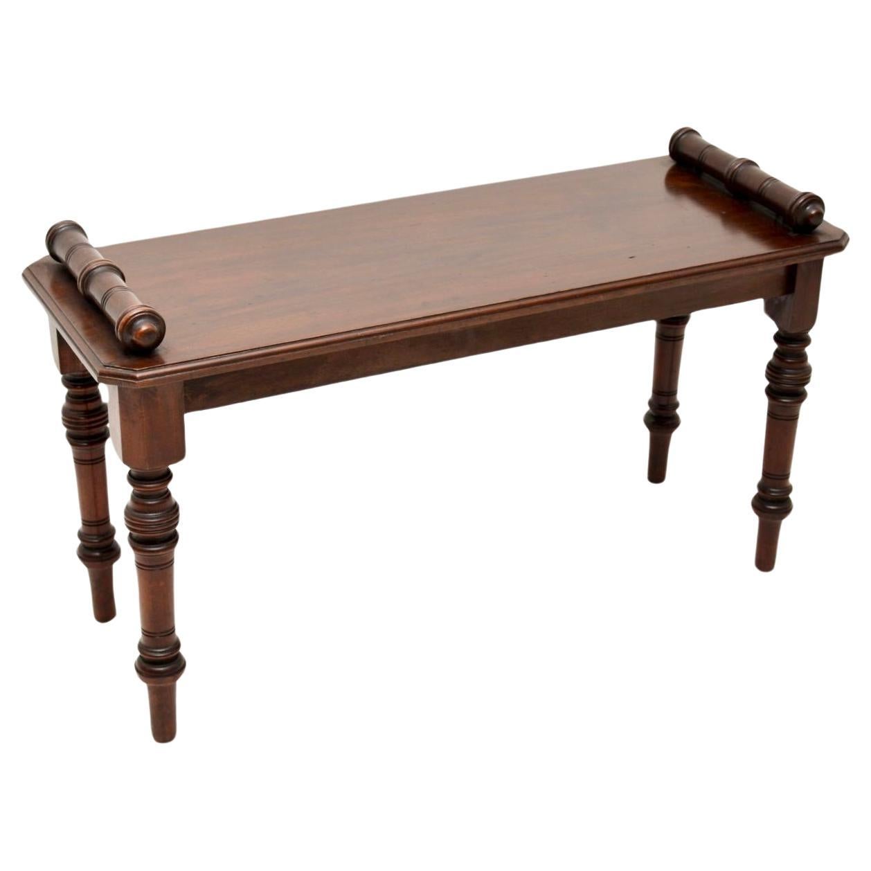 Antique Victorian Bench / Stool For Sale at 1stDibs