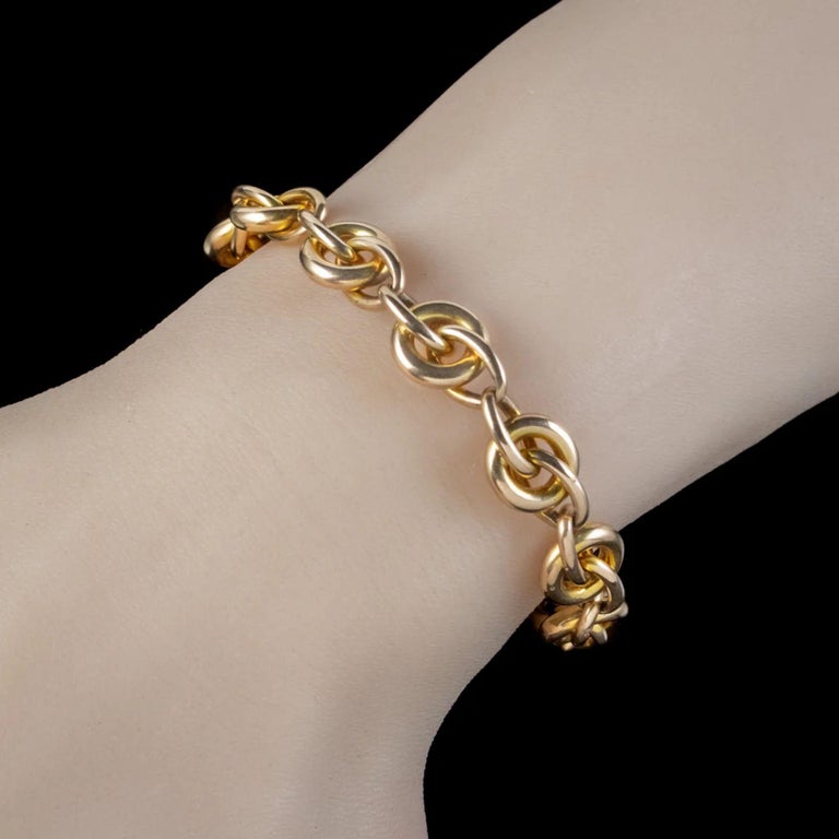 Antique Victorian Bracelet 15 Carat Gold, circa 1890 For Sale at 1stDibs
